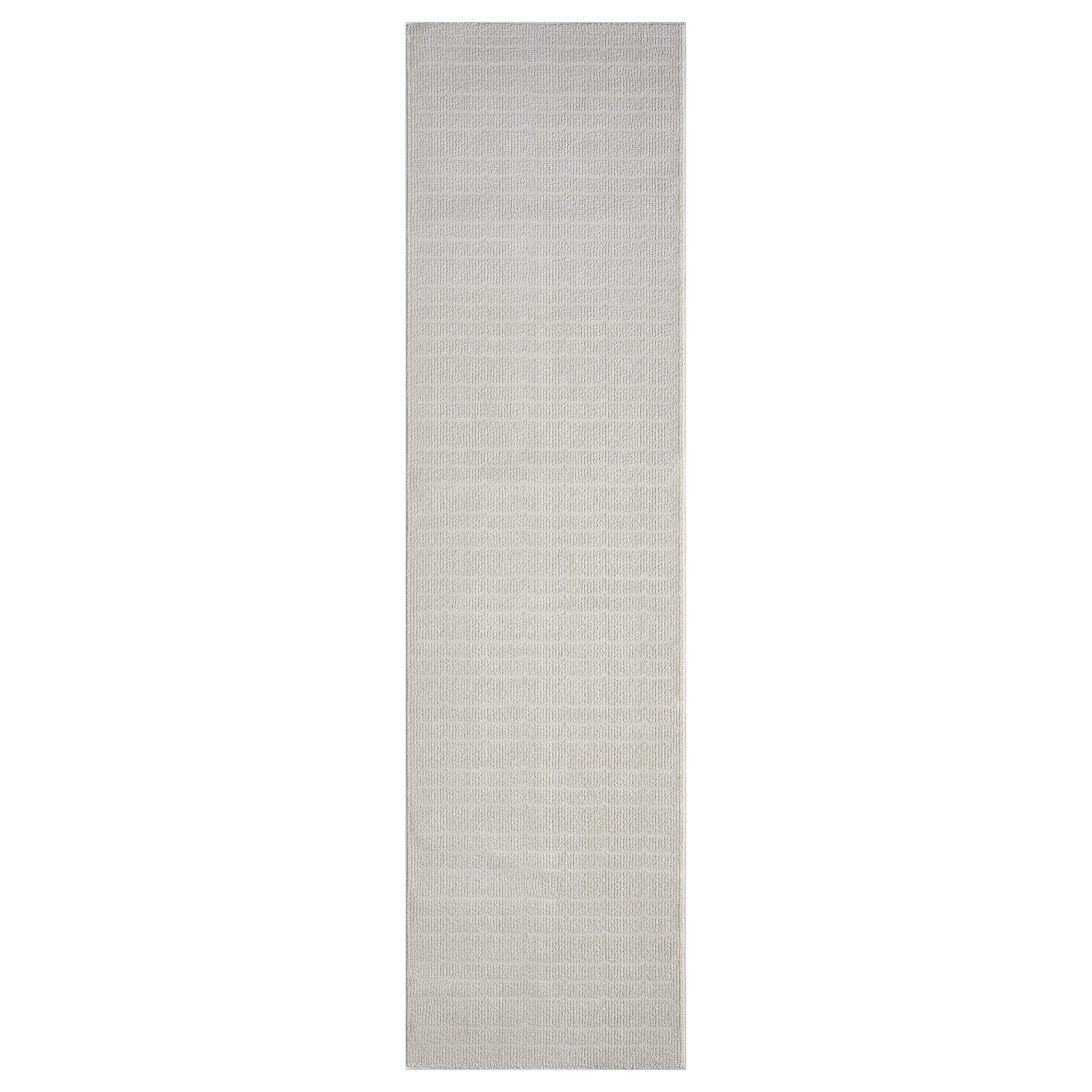 Meraki Refined Texture Pearl Runner Rug – Rugs N More