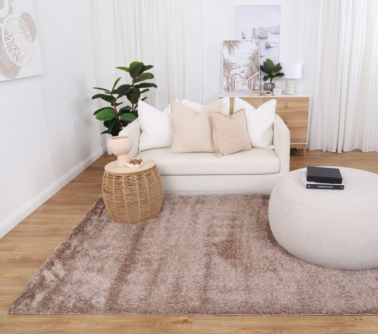 Puffy Soft Shaggy Beige – Rugs N More